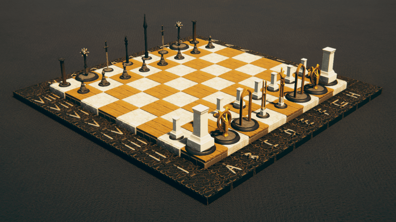 Chess Board with Numbering and Lettering - Tales Tavern