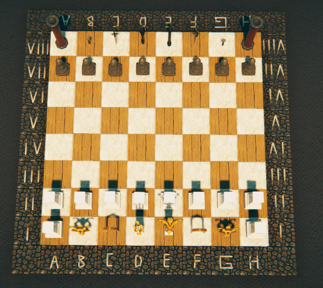 Chess Board with Numbering and Lettering - Tales Tavern