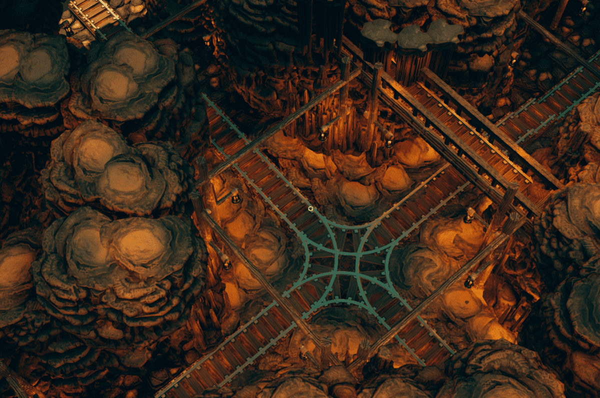 Modular Mineshaft Caverns – 2-Tiered 8-Way Junction - Tales Tavern