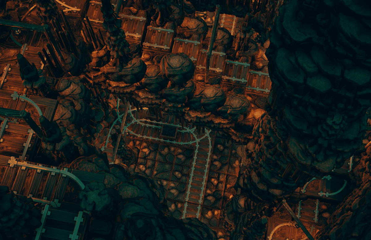 Modular Mineshaft Caverns – 2-Tiered 4-Way Junction - Tales Tavern
