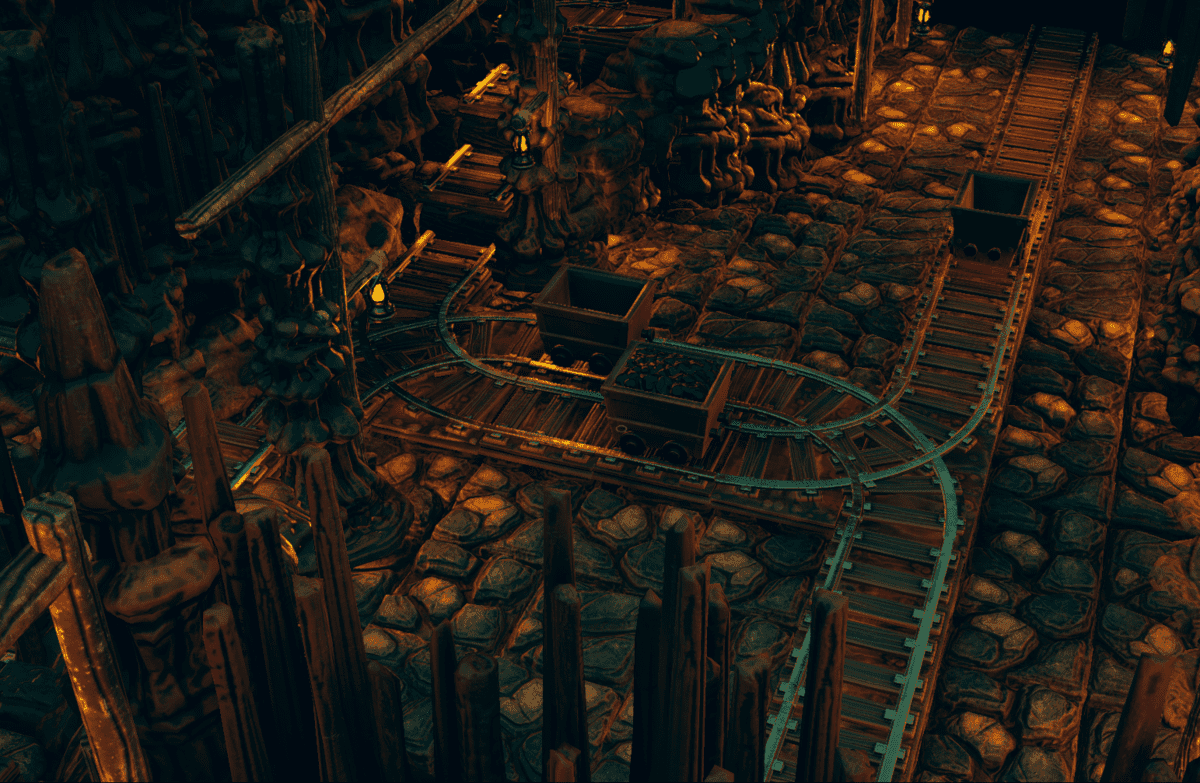 Modular Mineshaft Caverns – 2-Tiered 4-Way Junction - Tales Tavern