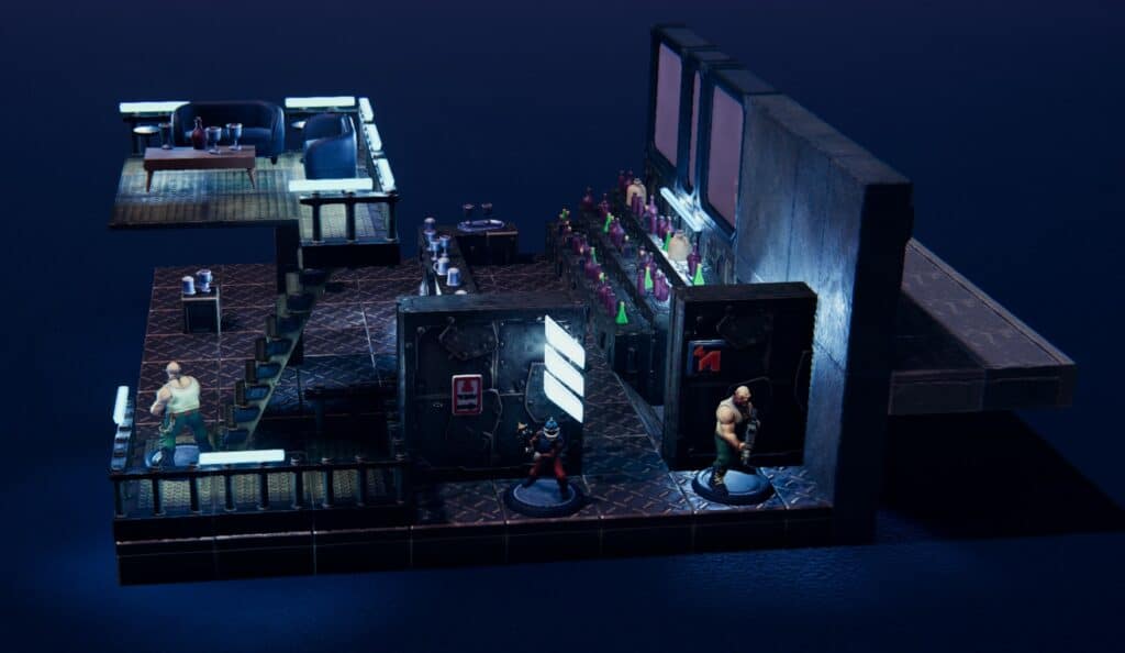 Industial bar VIP section - Tales Tavern