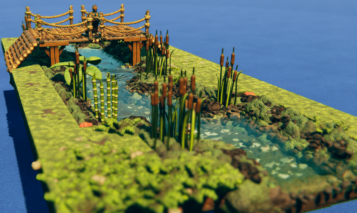 Simple Creek & Wooden Bridge - Tales Tavern
