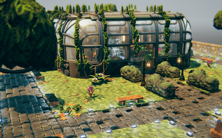 Post-apocalyptic city residential park - Tales Tavern