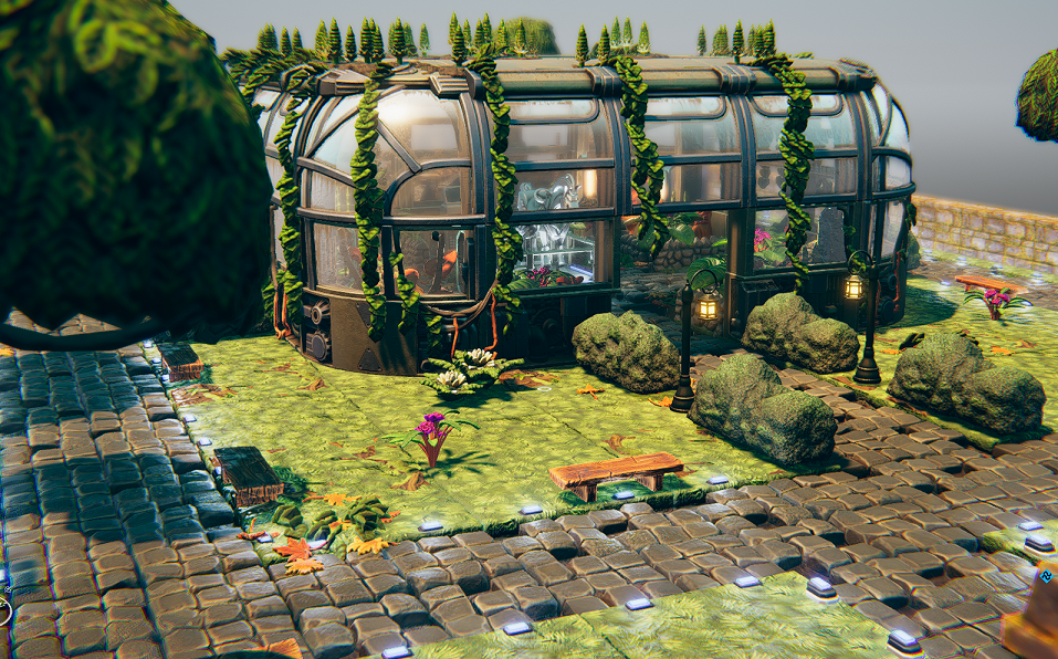 Post-apocalyptic city residential park - Tales Tavern
