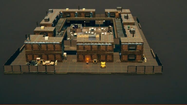 Cyberpunk -Cargo Container Rental Living Complex - Tales Tavern