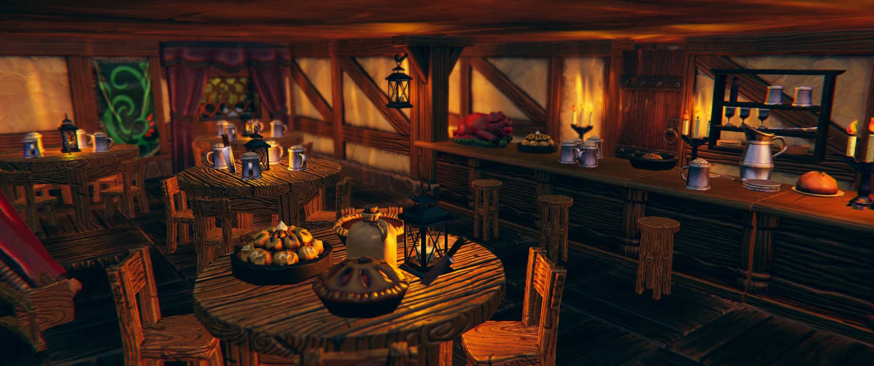 River Town split by river and the border - Tales Tavern