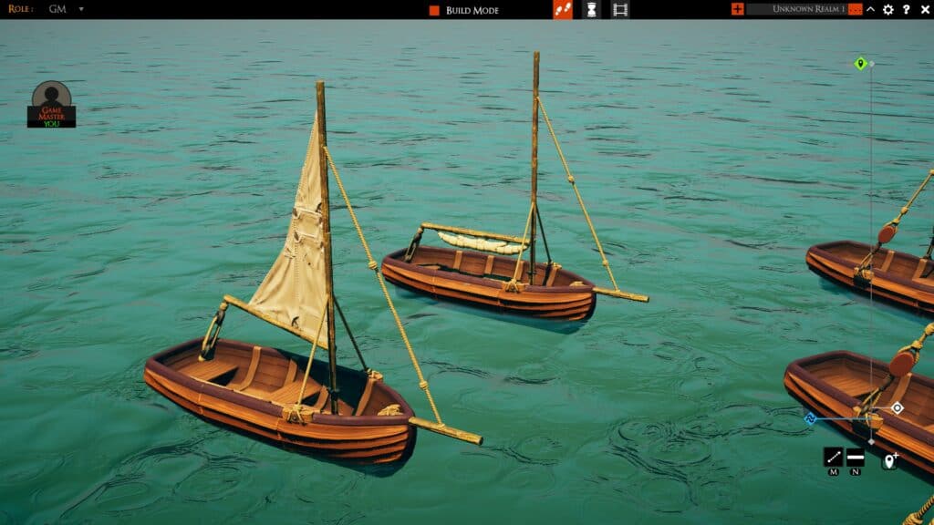 original small row boats,and new sail boats - Tales Tavern
