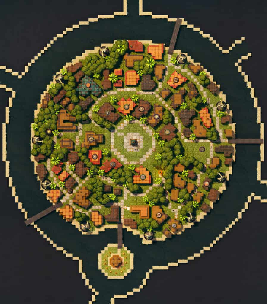 Strength of Thousands - Magaambya Campus Map - Tales Tavern