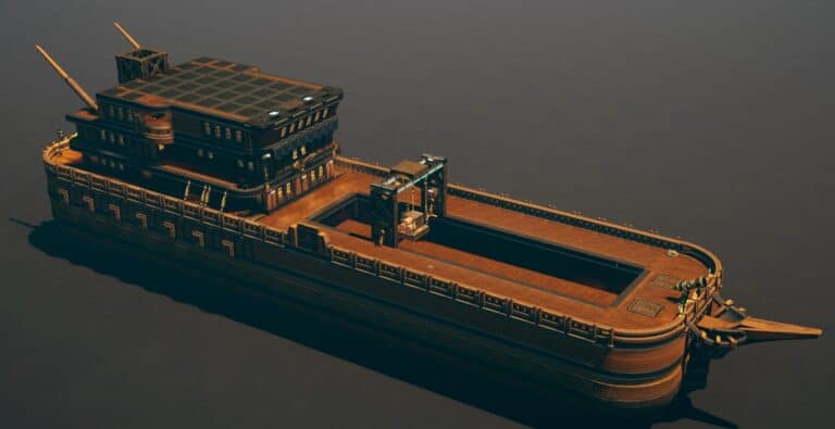 Steam-powered Container Ship - Tales Tavern