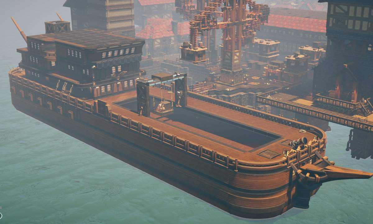 Steam-powered Container Ship - Tales Tavern