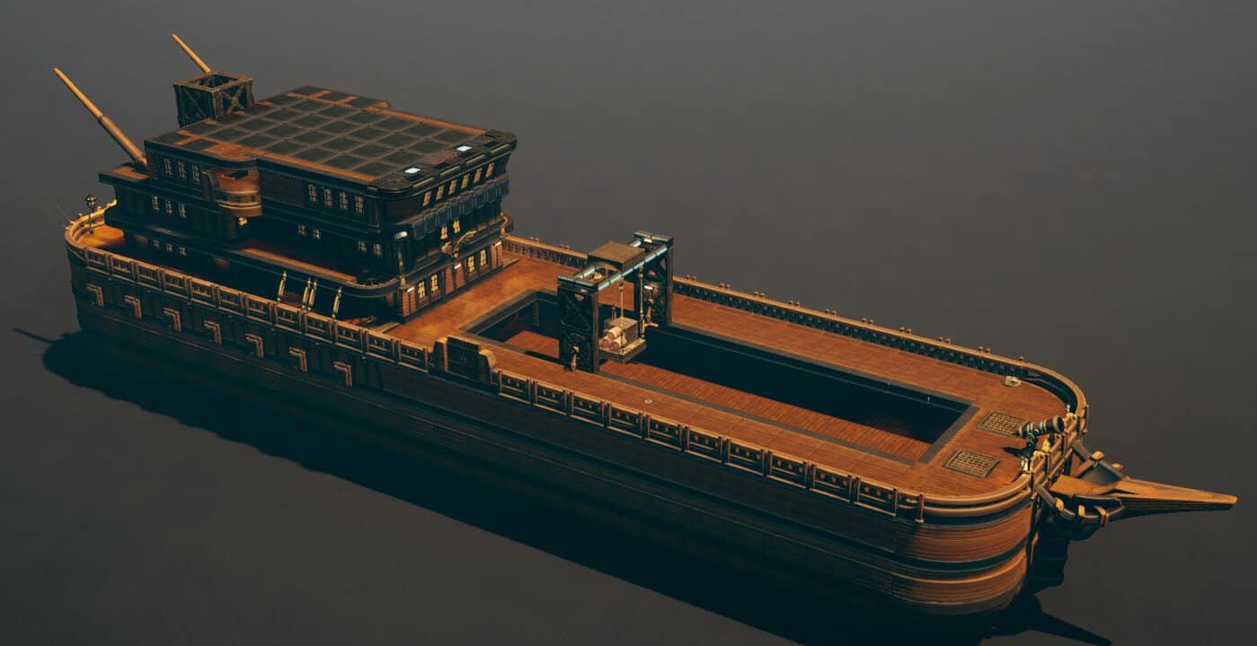 Steam-powered Container Ship - Tales Tavern