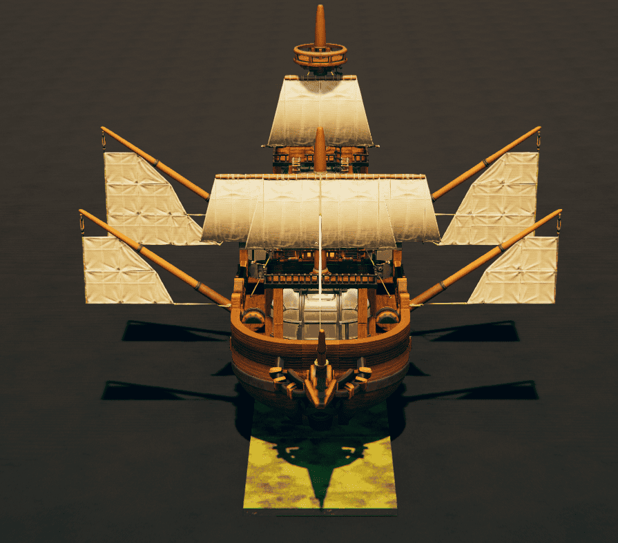 Steampunk ship 1 - Tales Tavern