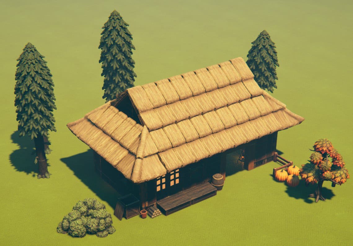 Japanese Famer's Hut - Tales Tavern