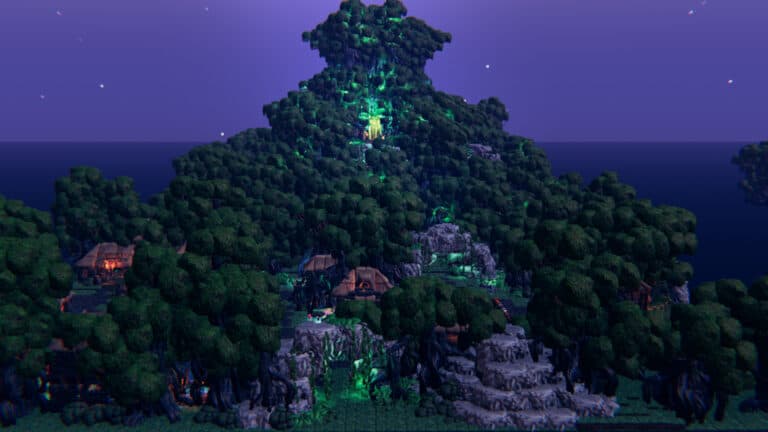 Fae Forest Temple and Town - Tales Tavern