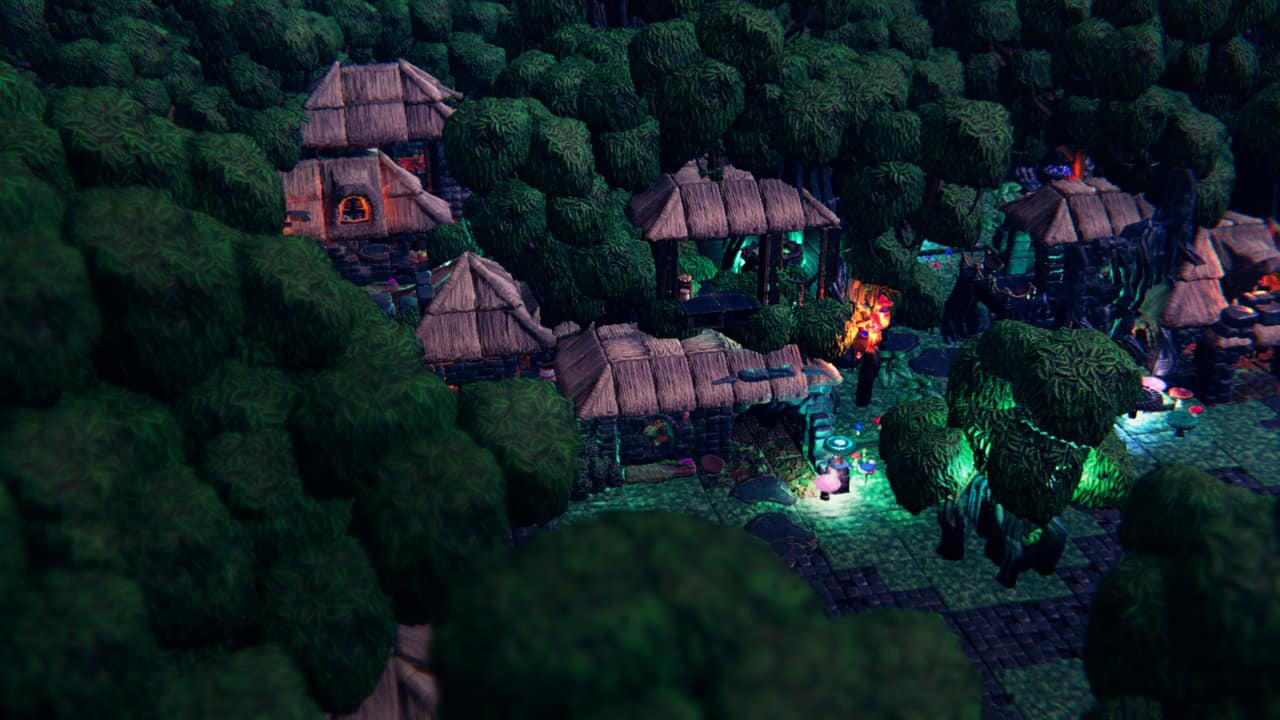 Fae Forest Temple and Town - Tales Tavern