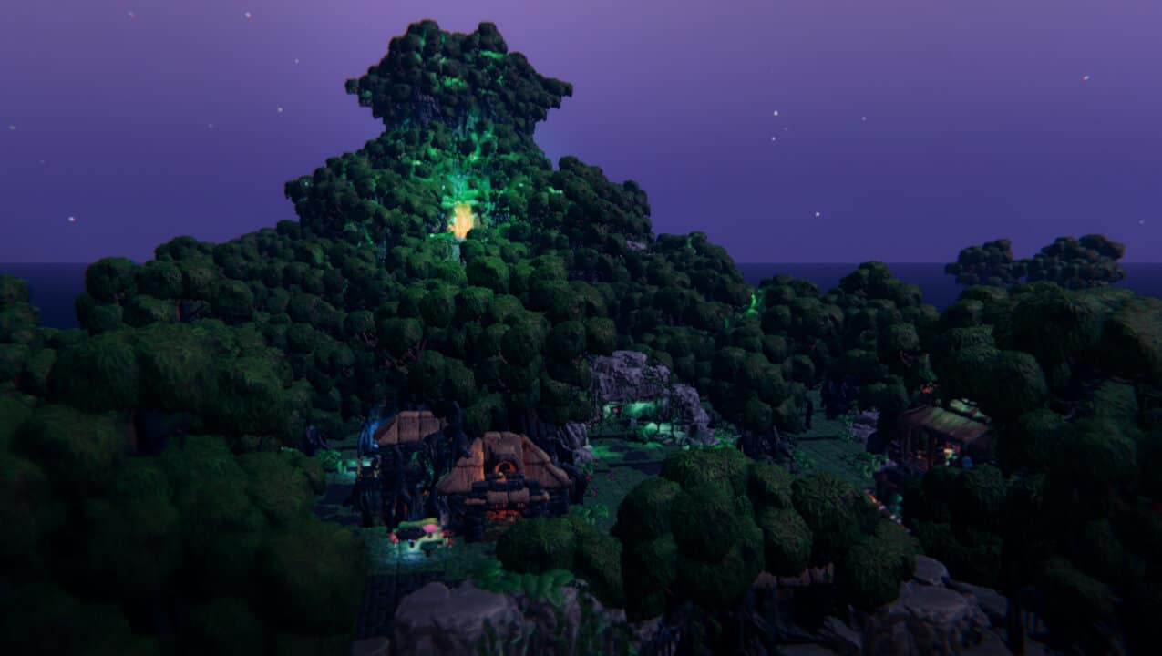 Fae Forest Temple and Town - Tales Tavern