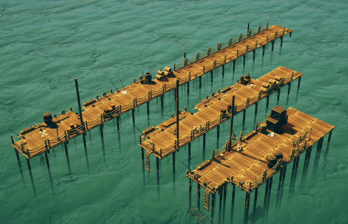 Fisherman Village - Docks - 3 Variations - Tales Tavern