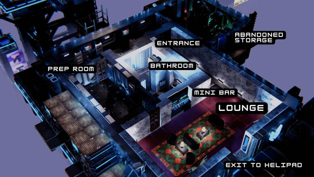 Rooftop Helipad - Cyberpunk Air Taxi - Tales Tavern