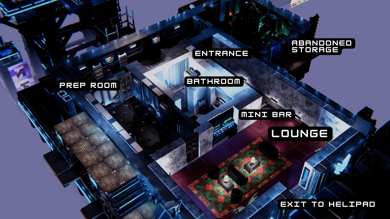 Rooftop Helipad - Cyberpunk Air Taxi - Tales Tavern