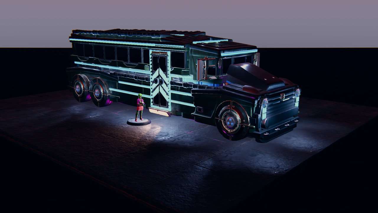 cyberpunk bus - Tales Tavern