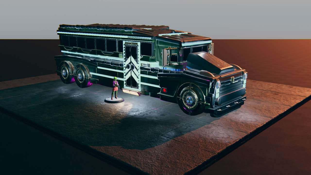 cyberpunk bus - Tales Tavern