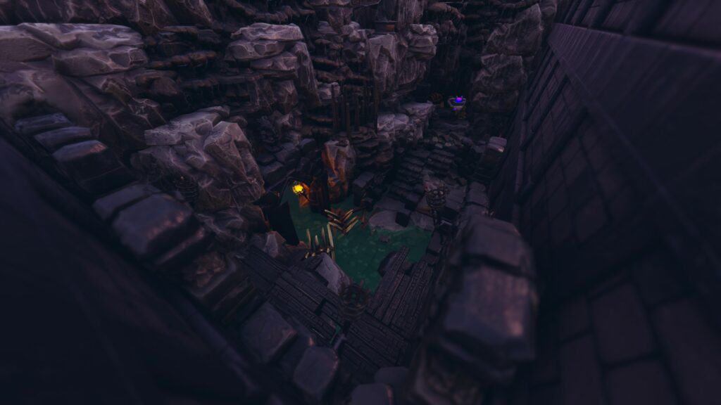 Waterfall Bridge - Mountain Battle Map - 01 - Tales Tavern
