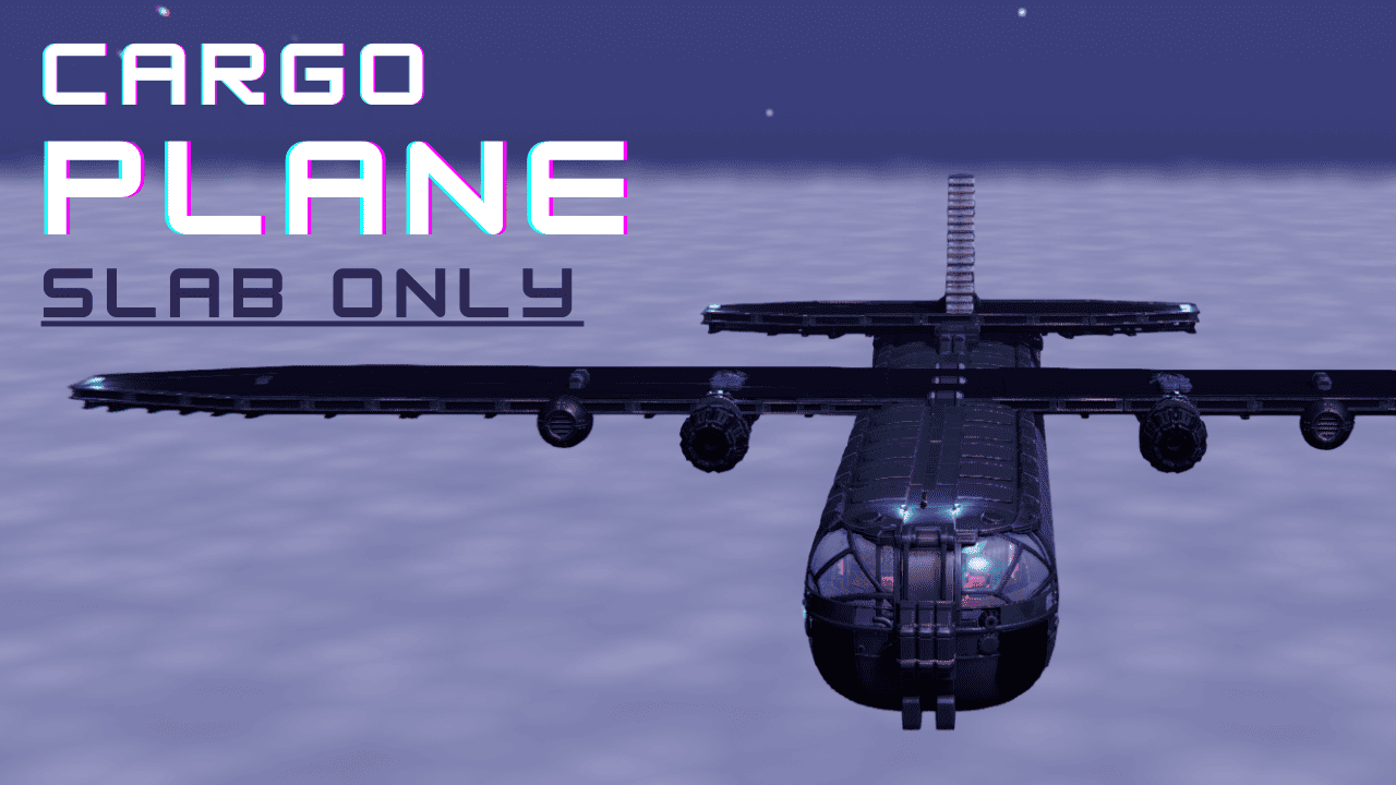 Modern Cargo Plane - SLAB ONLY - Tales Tavern