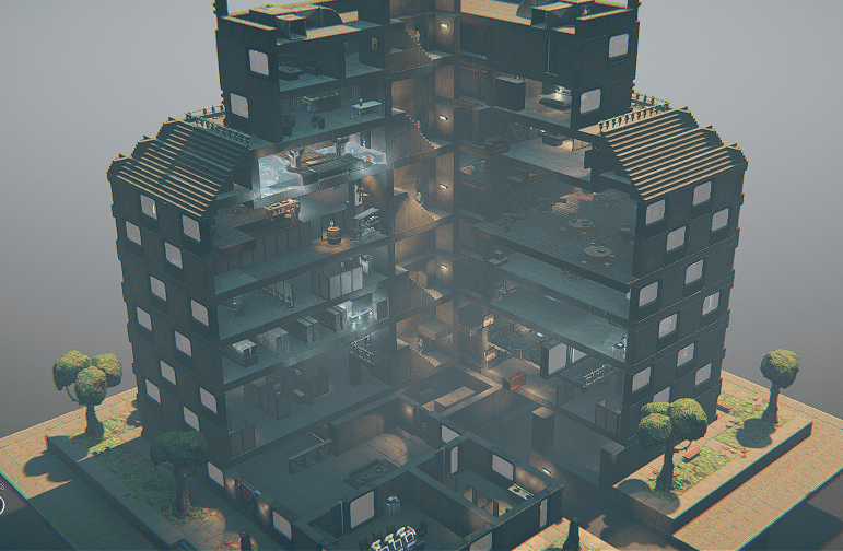 Concrete office building Kit - Tales Tavern