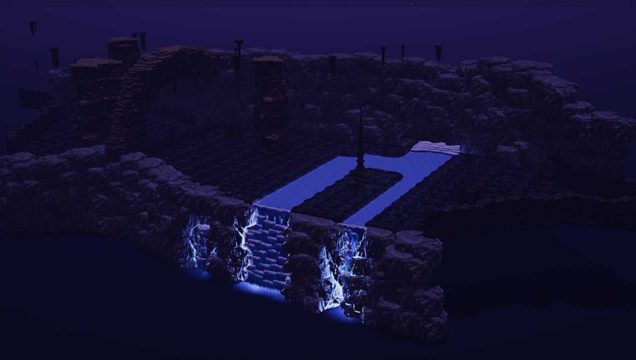 Cavern with underwater river - Tales Tavern