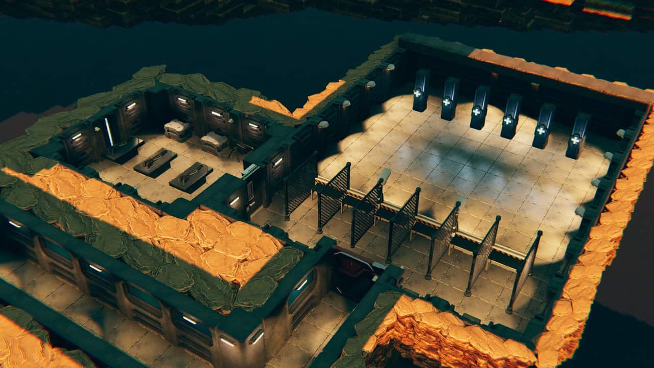 Modern Military Desert Mountain Base - Tales Tavern