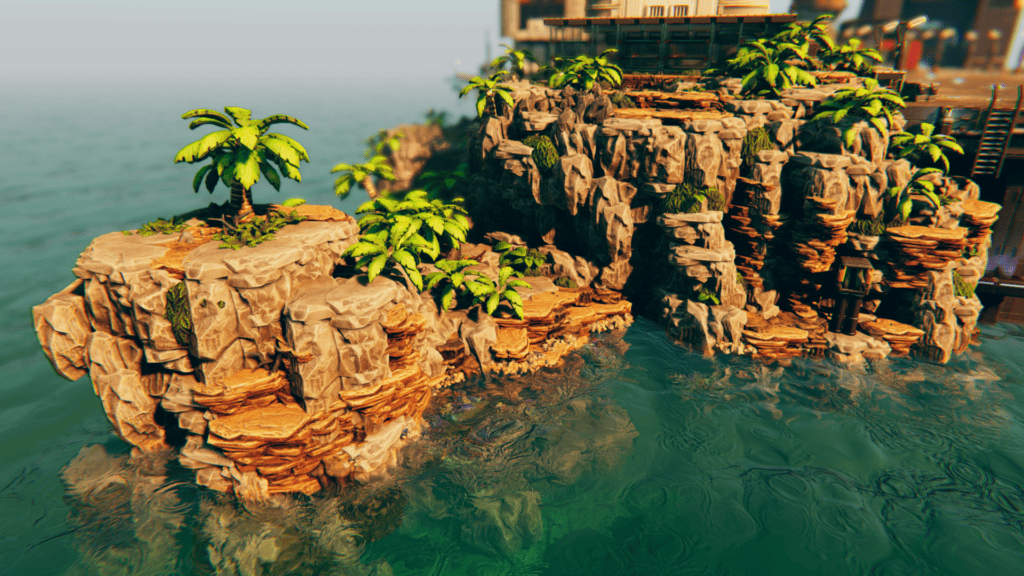 Tropical Island Outpost Refinery with Helipad [Updated] - Tales Tavern