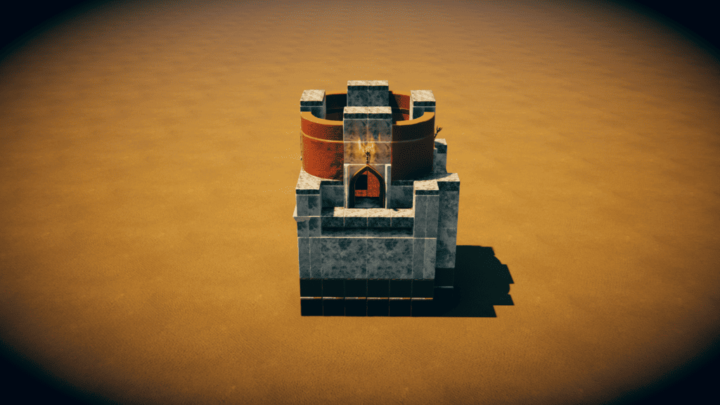 Roman Rounded Tower Wall - Tales Tavern