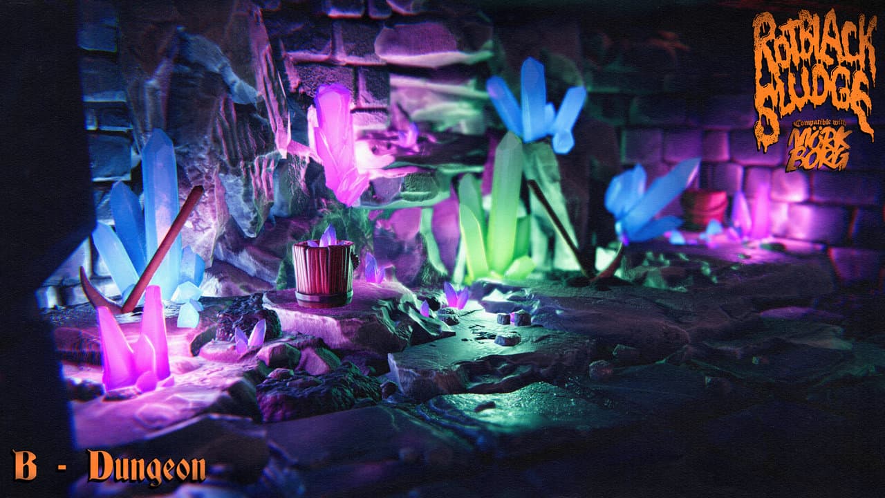 Rotblack Sludge - Mork Borg - [B] Dungeon - Tales Tavern