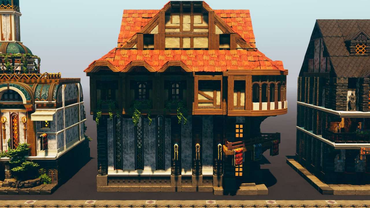 Fantasy City Upperclass Houses - Tales Tavern
