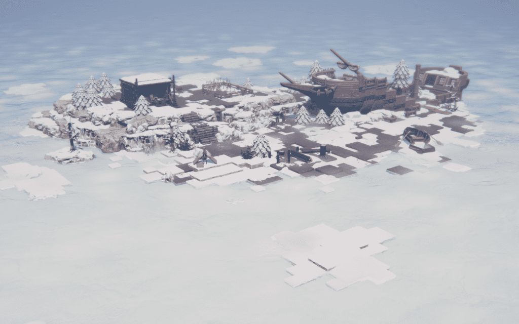 Icy Shipwreck Castaway Island - Tales Tavern