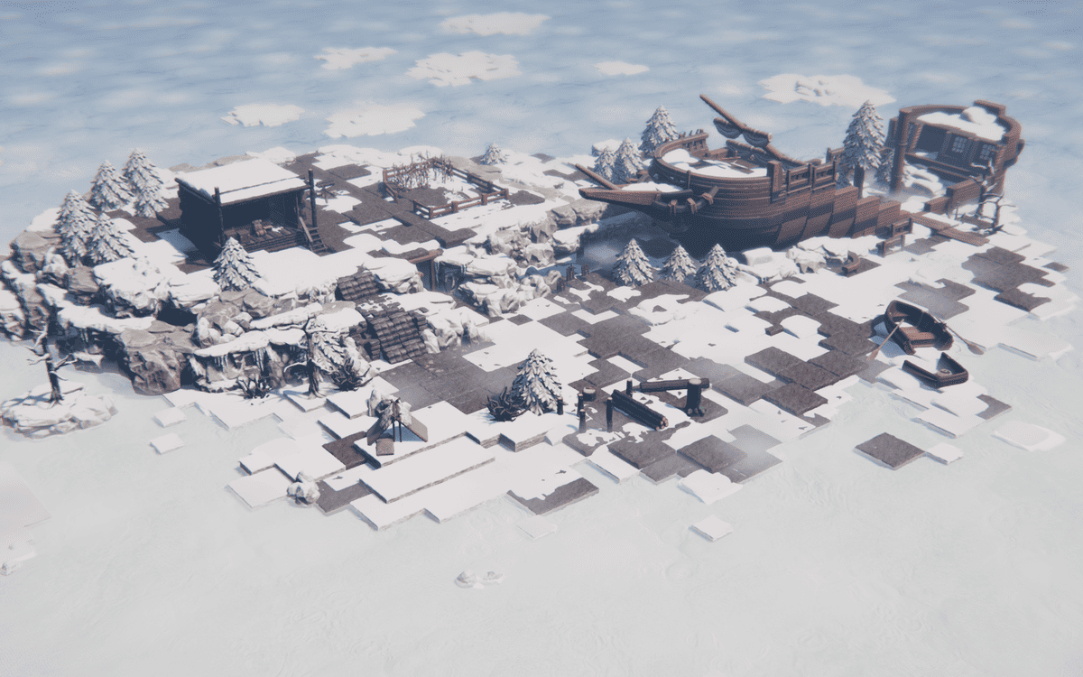 Icy Shipwreck Castaway Island - Tales Tavern