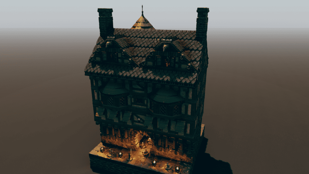 City Hall - Medieval Fantasy City Module - Tales Tavern