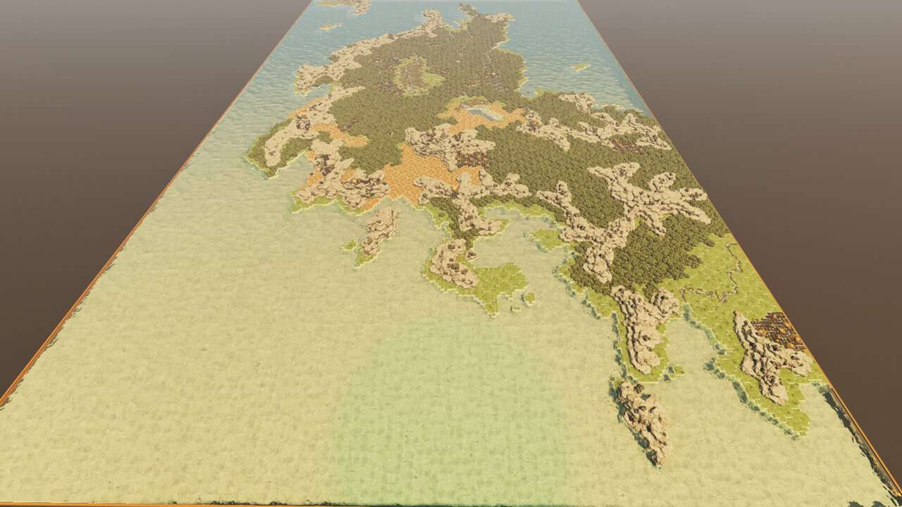 Map of Chult - 1:1 - Hidden Hex Tiles - Tales Tavern