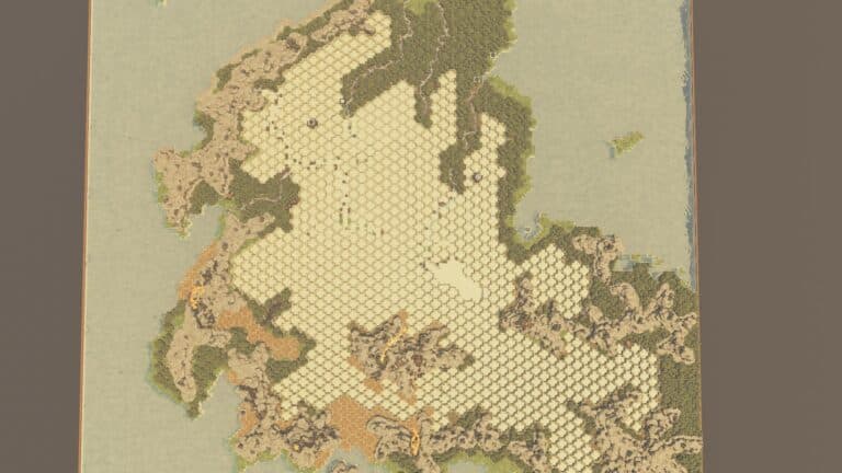 Map of Chult - 1:1 - Hidden Hex Tiles - Tales Tavern