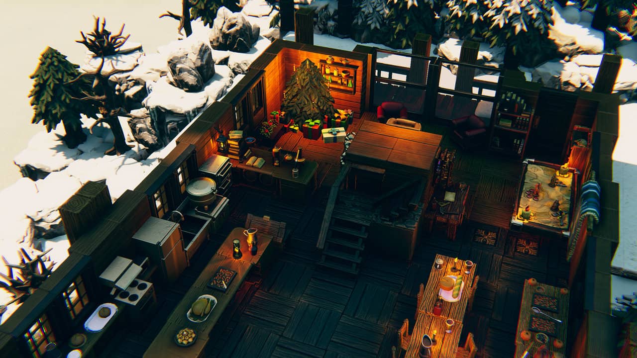 Cozy lodge in the snow - Tales Tavern