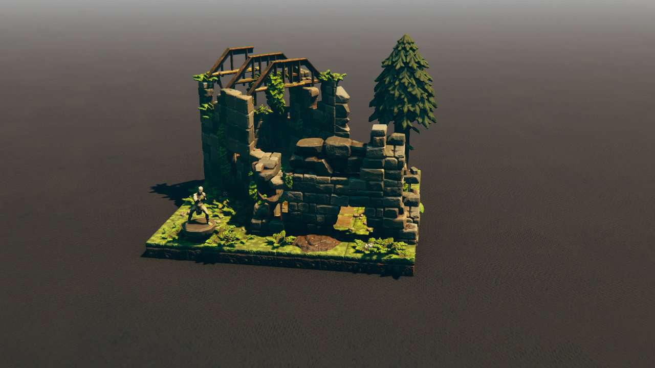 Overgrown Temple ruin - Tales Tavern