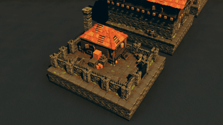 Warehouses and Storage Facilities – Medieval Fantasy City Modules ...
