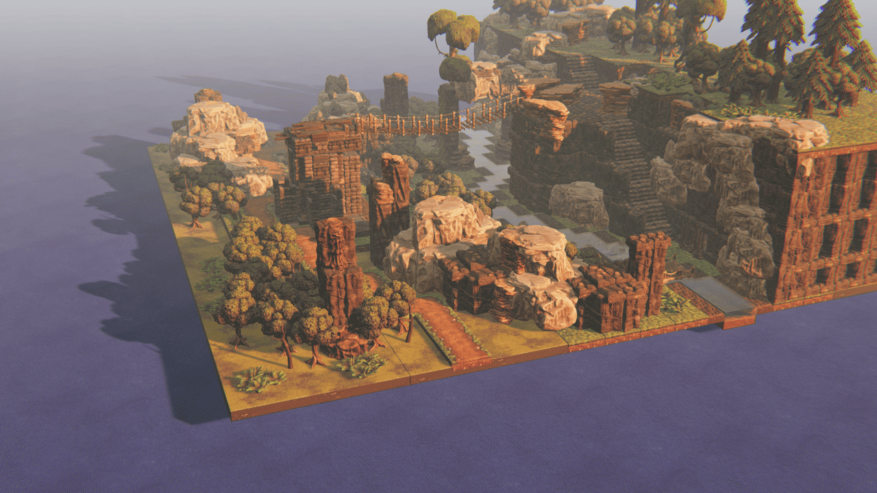 40x40 Ruined Tower / Caves - Tales Tavern