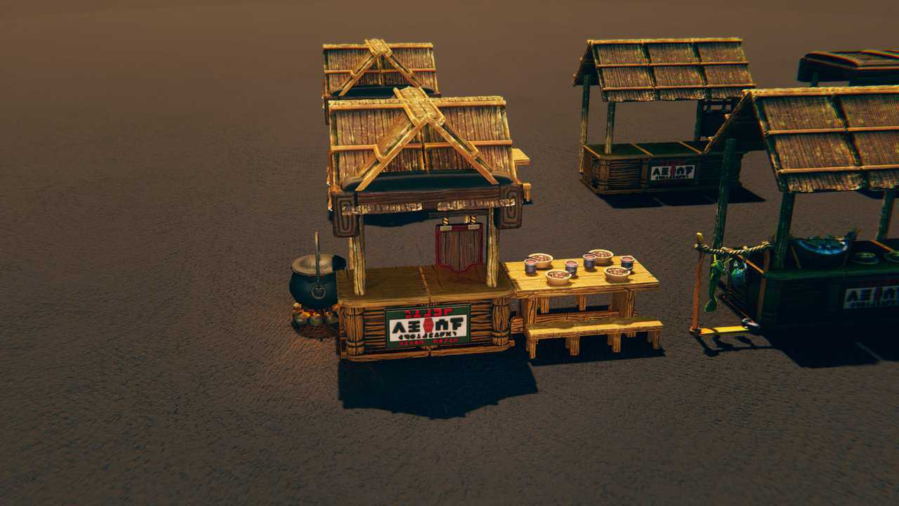 Japanese Merchant Stands - Tales Tavern