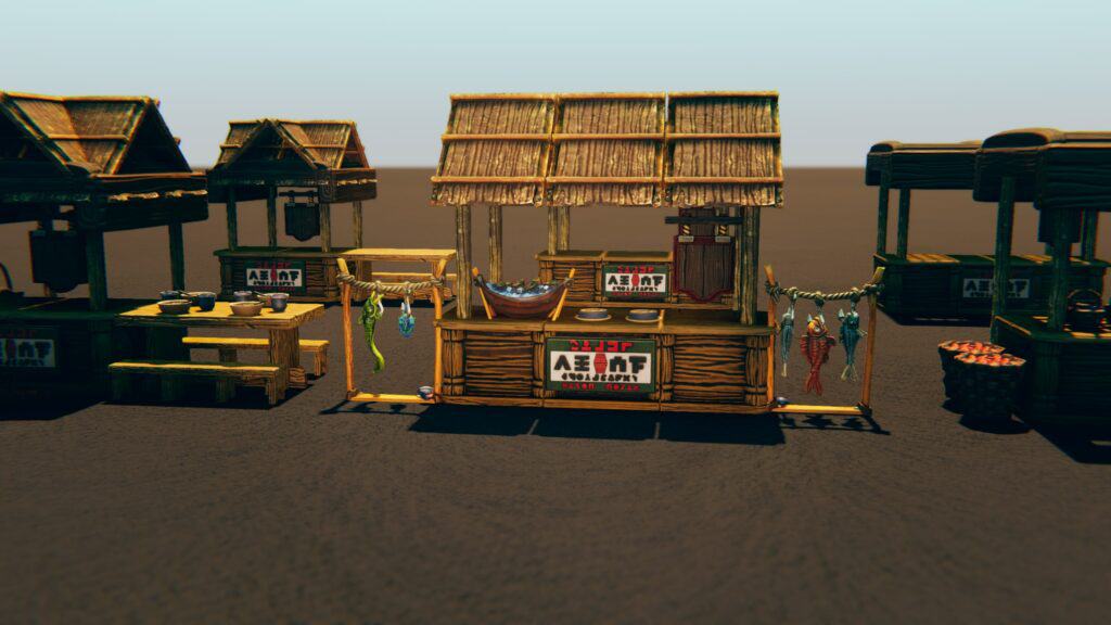 Japanese Merchant Stands - Tales Tavern