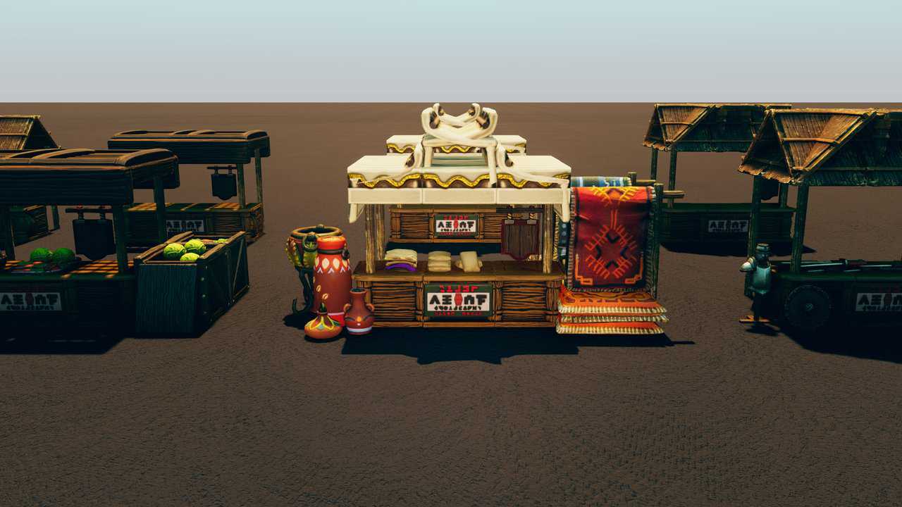 Japanese Merchant Stands - Tales Tavern