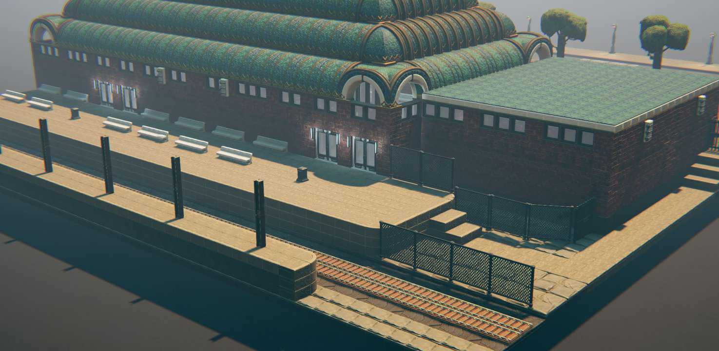 Modern Station Building - Tales Tavern