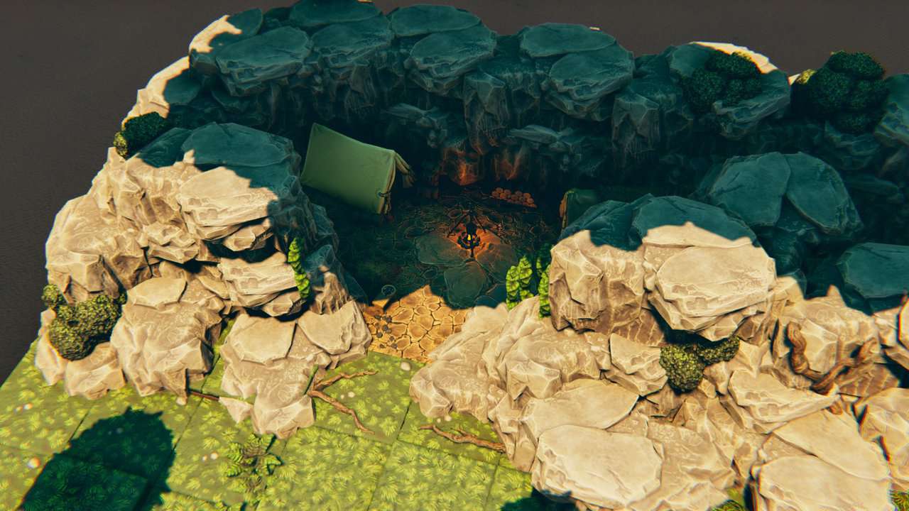 Random Entcounter Road Side Cave Night Camp - Tales Tavern