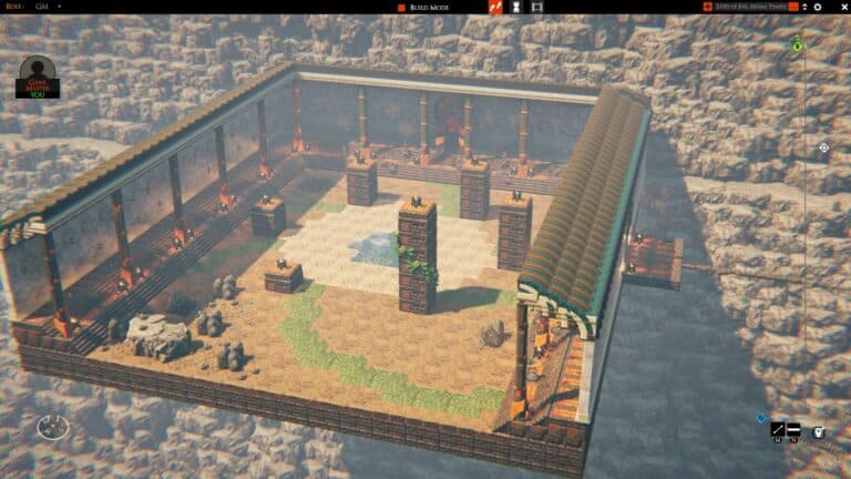 Monk Temple Entrance & Fighting Arena - Tales Tavern